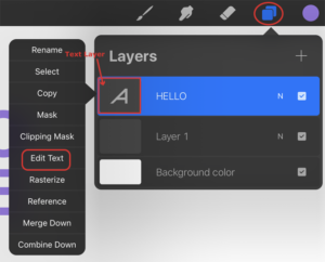 How to Use Text in Procreate and Tips for Basic Text Effects - Maple ...